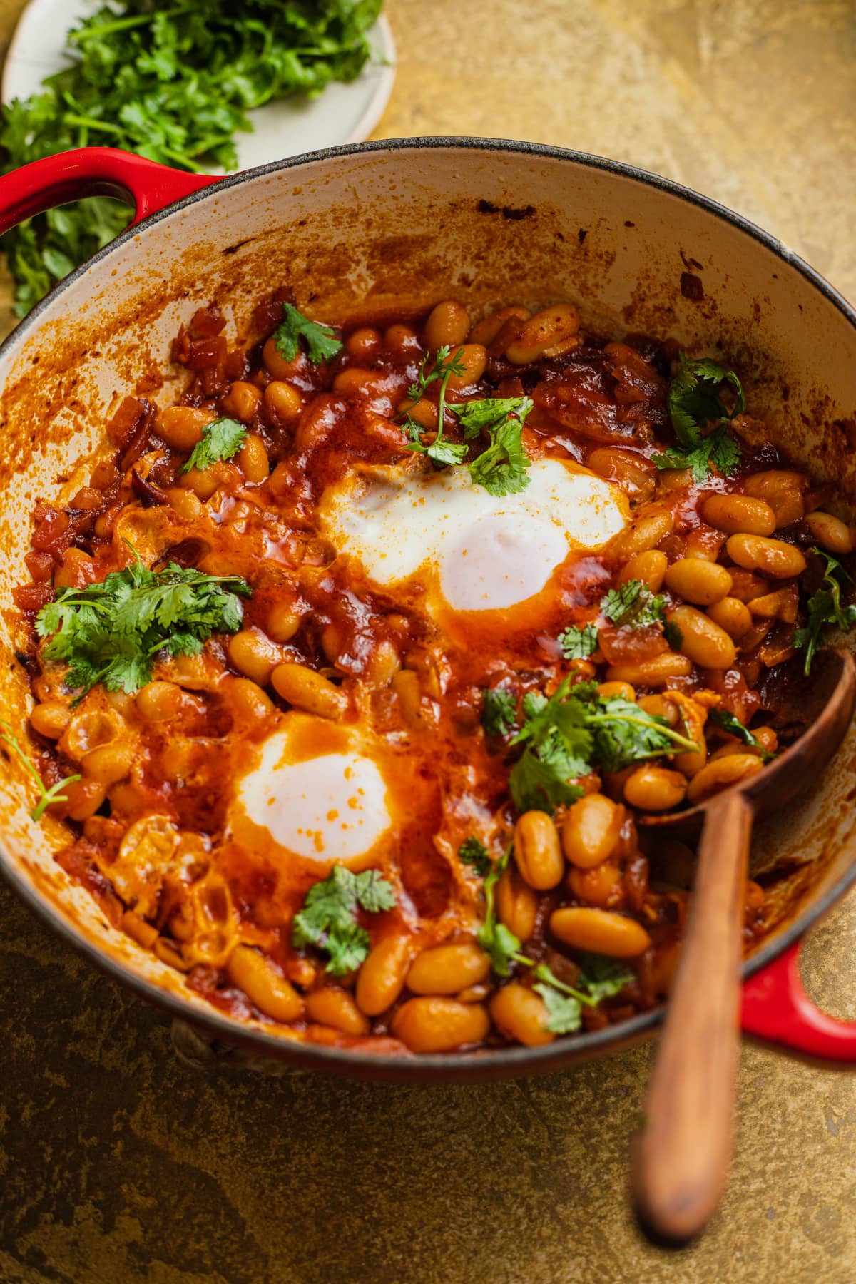 Easy Breakfast Beans and Eggs (One-Pan Recipe) - Home Cooking Collective