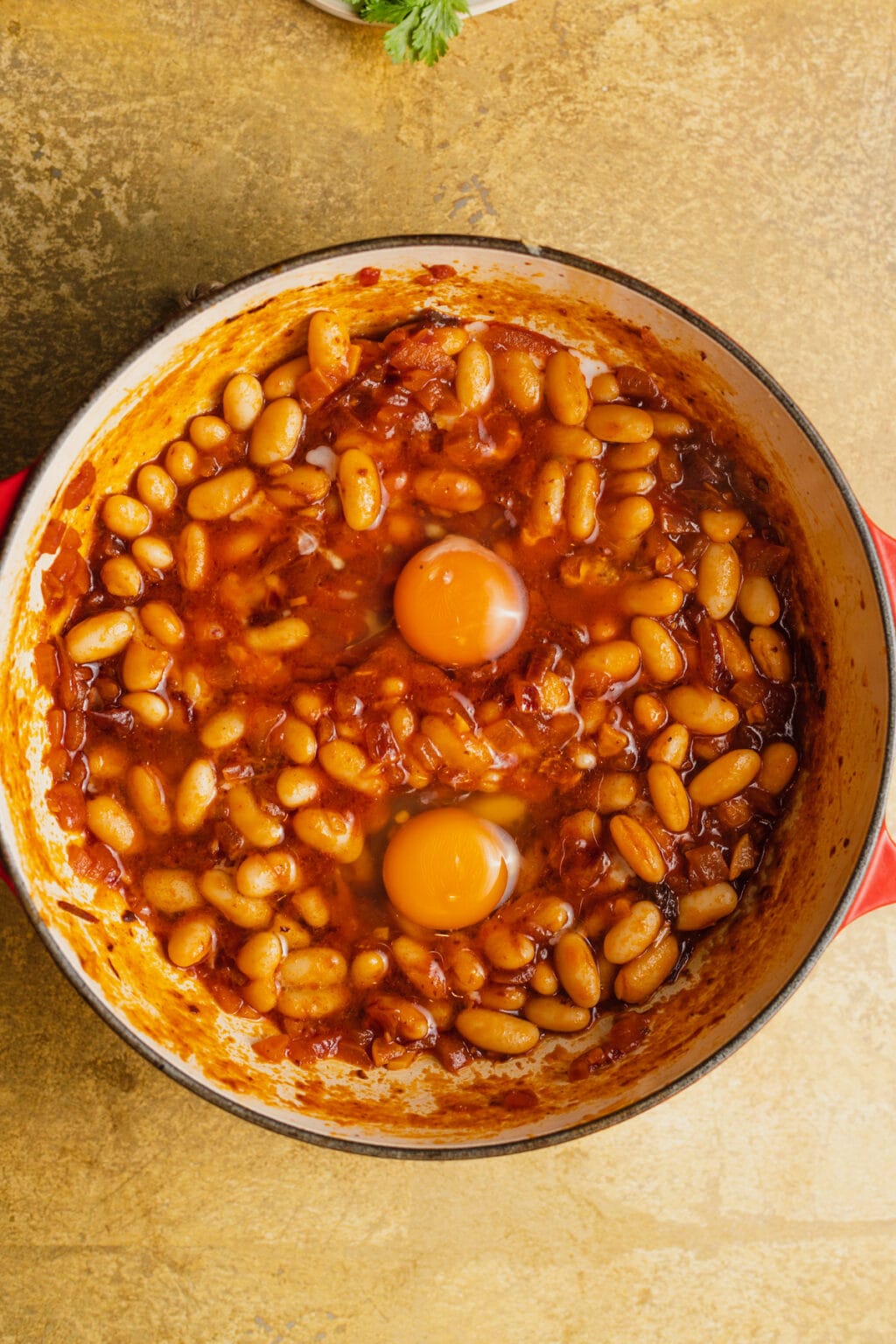 Easy Breakfast Beans and Eggs Skillet - Home Cooking Collective