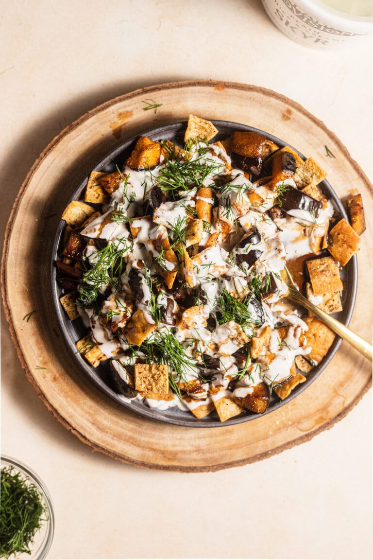 Eggplant Fatteh Recipe (Fattet Batinjan) - Home Cooking Collective