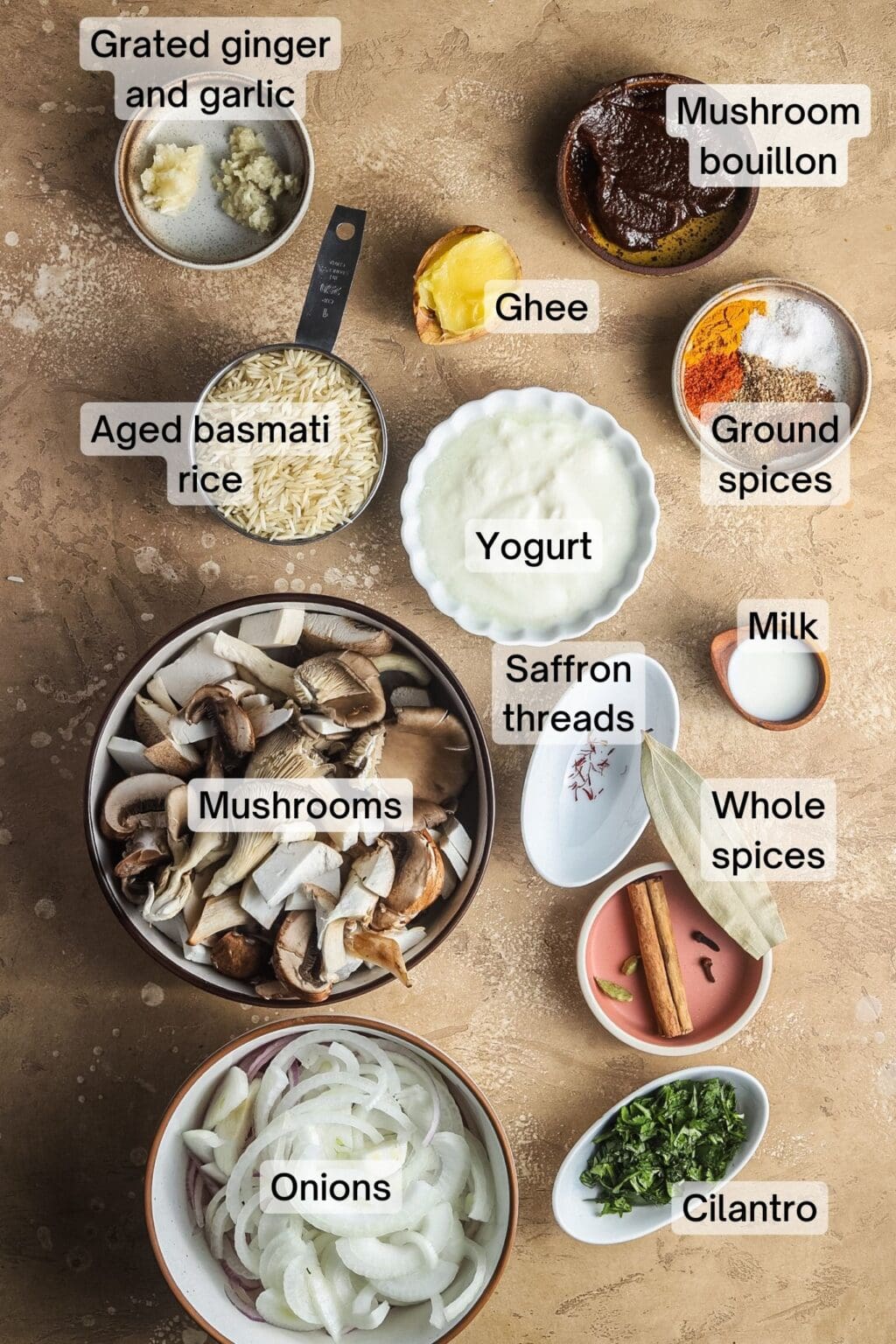 Mushroom Biryani Recipe - Home Cooking Collective