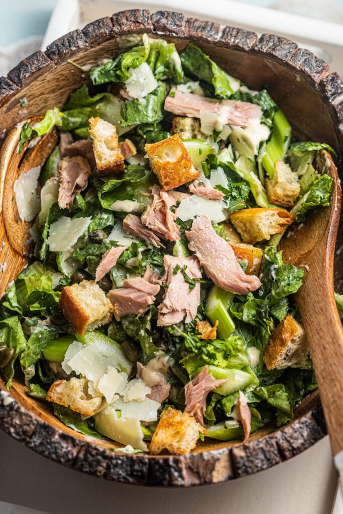 Tuna Caesar Salad Recipe (Quick & Easy!) - Home Cooking Collective