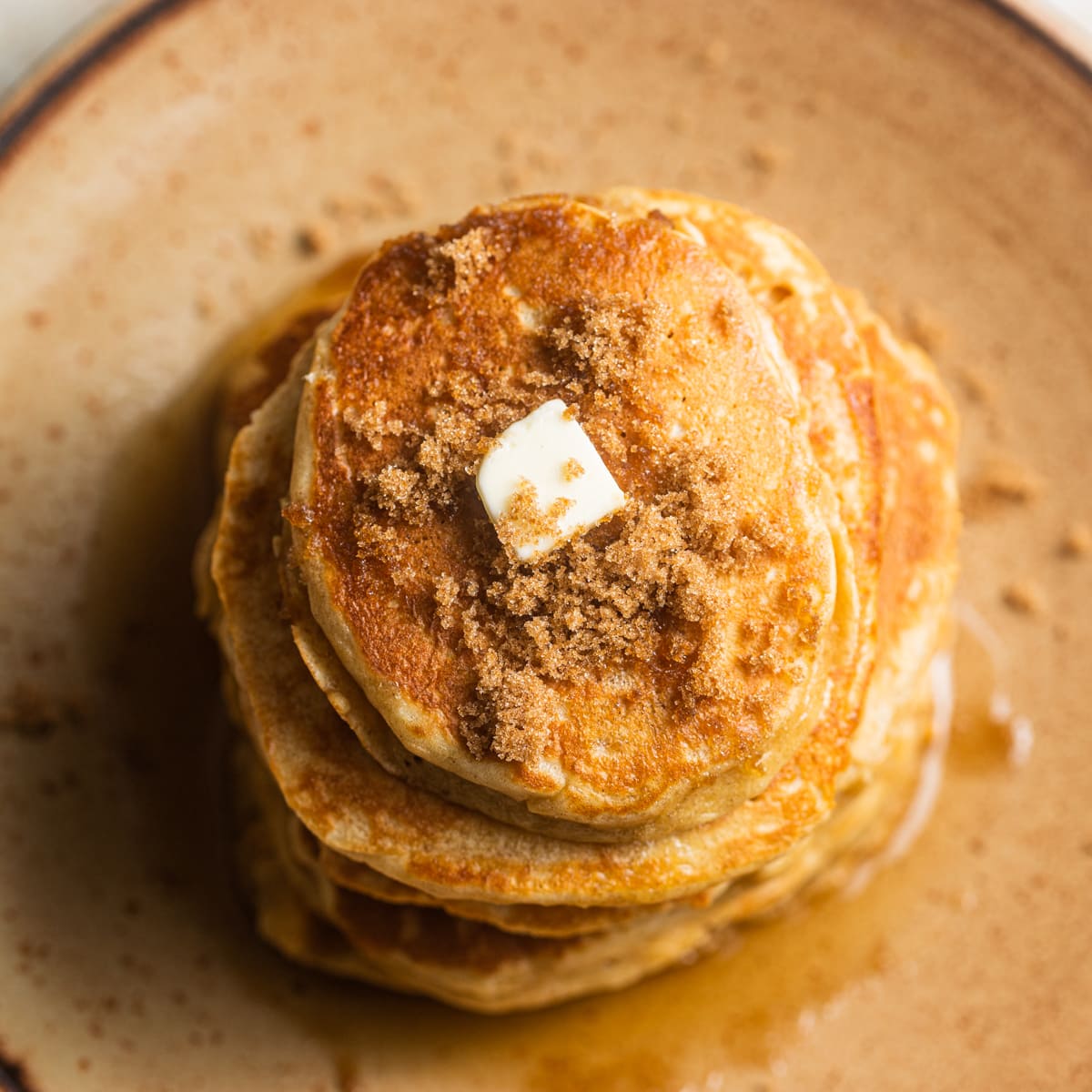 Fluffy Brown Sugar Pancakes (Quick and Easy!) - Home Cooking Collective