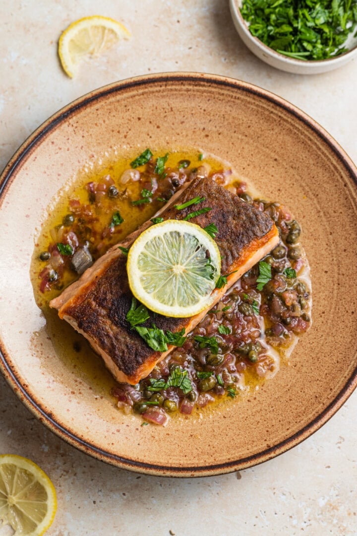 Salmon Meunière (French Salmon in Brown Butter Sauce) - Home Cooking ...