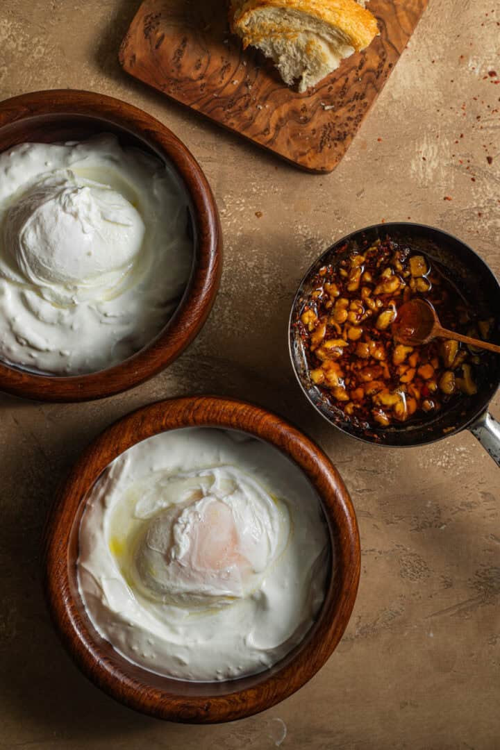 Çilbir (Turkish Poached Eggs in Yogurt) Recipe - Home Cooking Collective